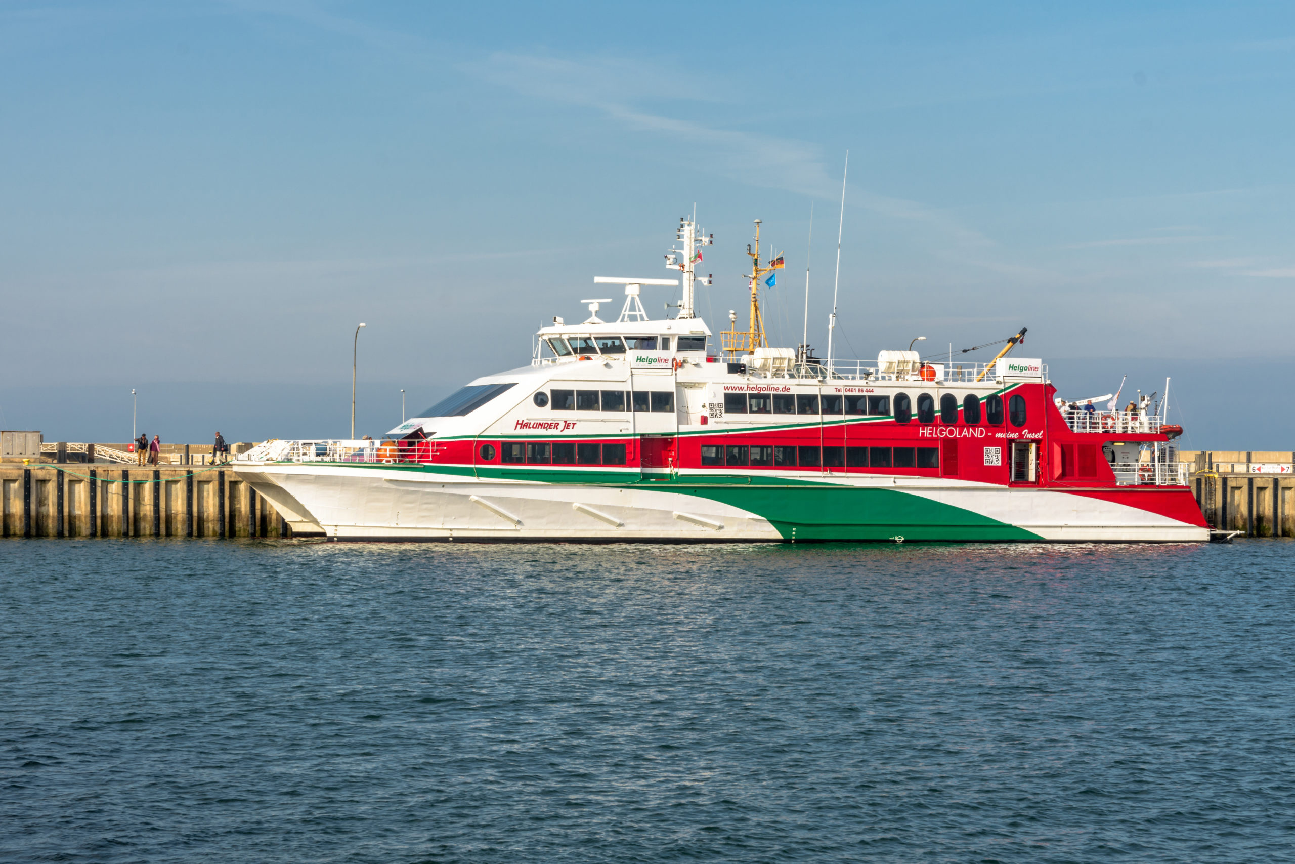 Mit der Halunder Jet nach Helgoland
